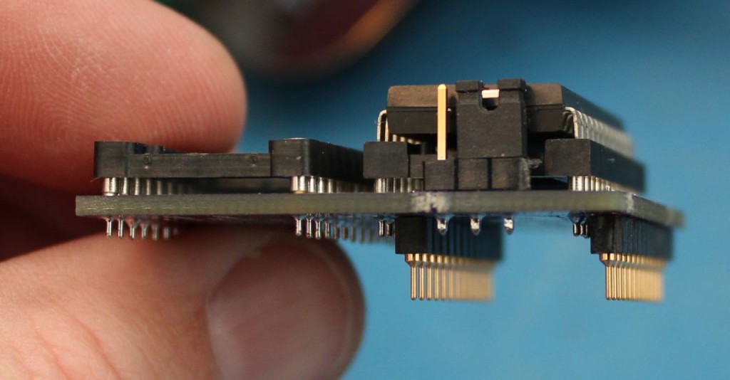 Assembled Board with ROM Installed – Mark's Tech Journal