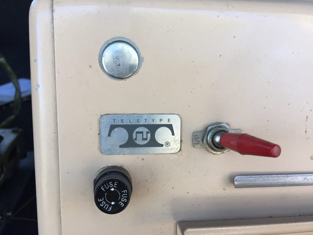 My First Teletype Model 28 – Mark's Tech Journal